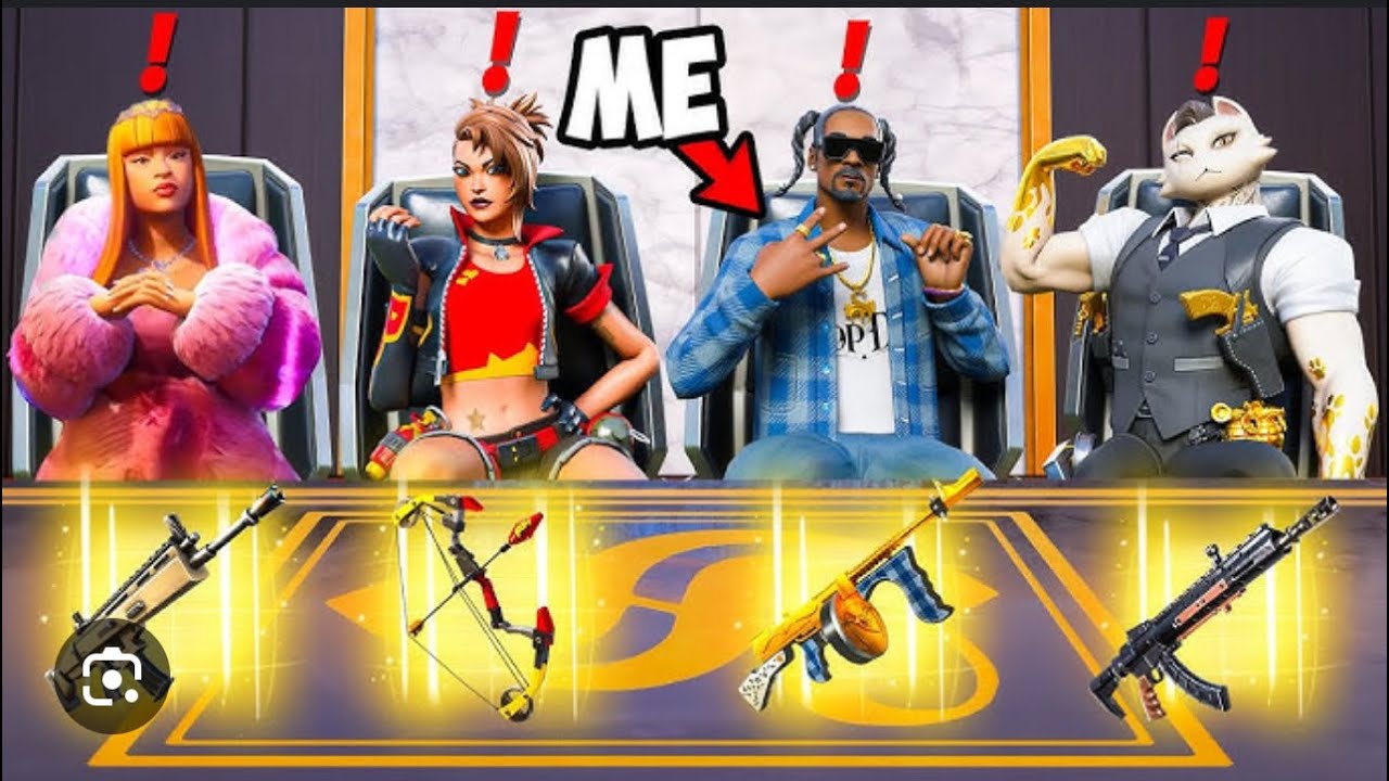 Pretending to be Fortnite chapter 2 remix bosses - YouTube