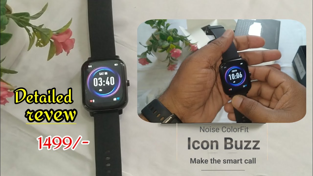 Noise ColorFit Icon Buzz Unboxing & Review⚡ Best Budget Smartwatch With ...