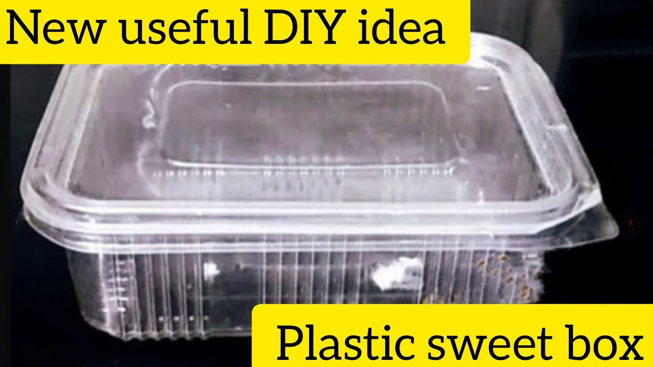 waste plastic sweet box reuse idea#diycrafts - YouTube