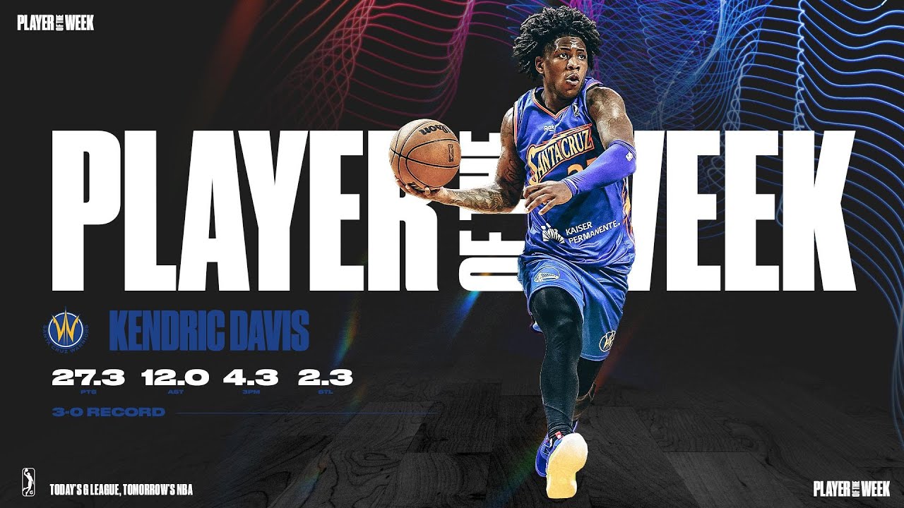 Kendric Davis Named NBA G League Player Of The Week: Jan. 30 - YouTube