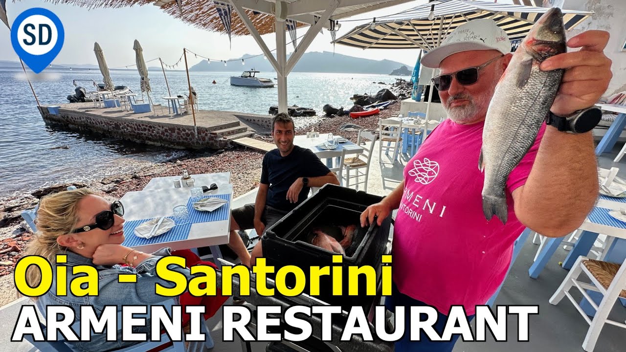 Santorini Greece's Armeni Restaurant - One of the Best in Oia - YouTube