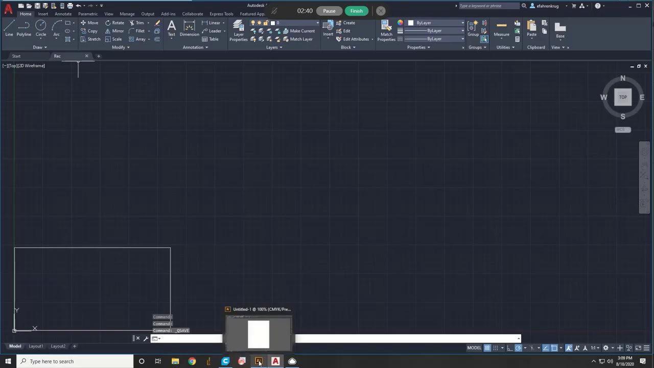 SOP - Laser Cutter: Designing Chips in AutoCAD - YouTube