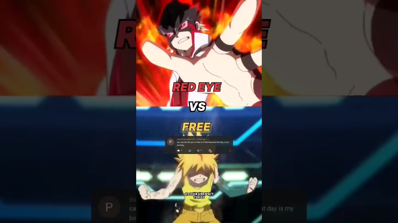 SHU KURENAI YT RED EYE VS FREE 🌟 #@shukurenaiyt5602 #like #share # ...