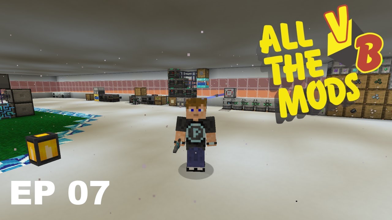 ATM Volcano Block SMP Ep. 07 Auto Sieve And Tree Farm! - YouTube