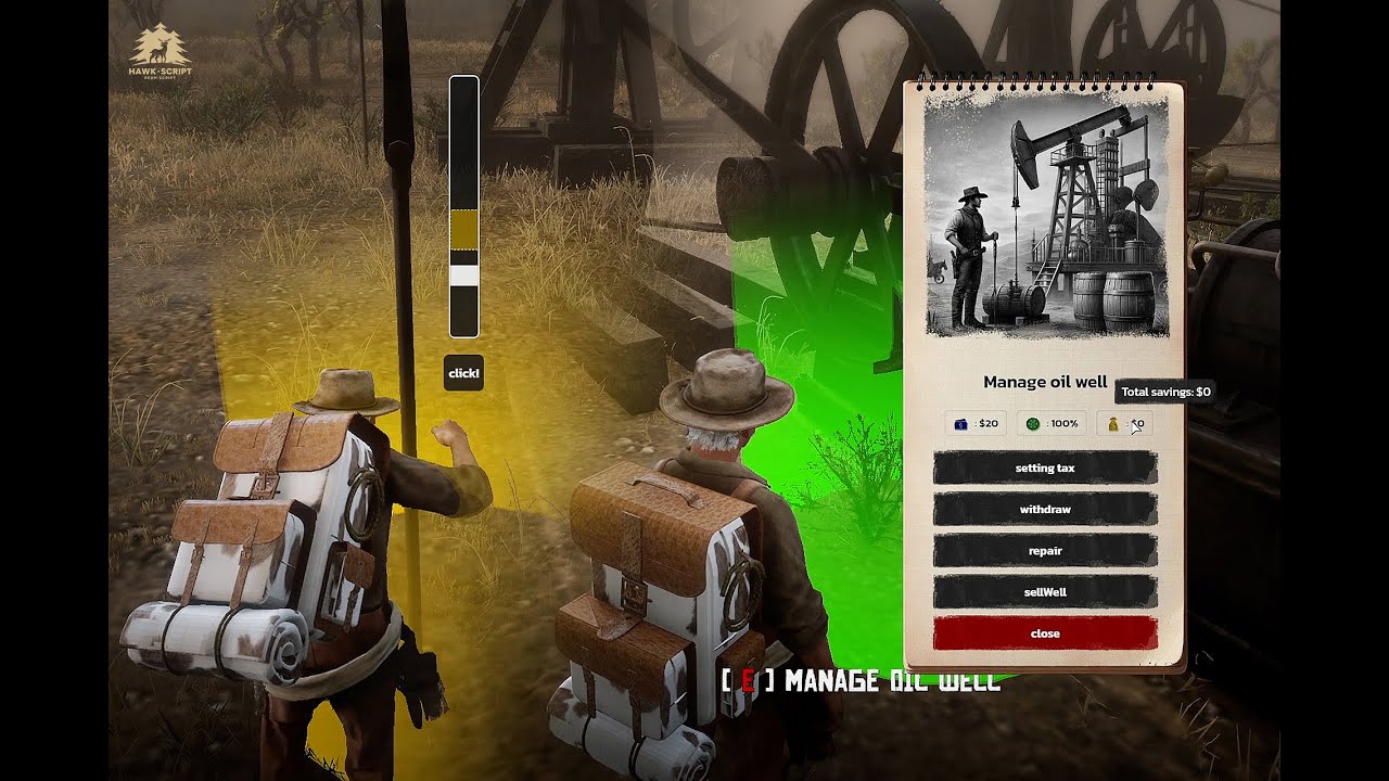 Oil Wells - Redm Script - YouTube