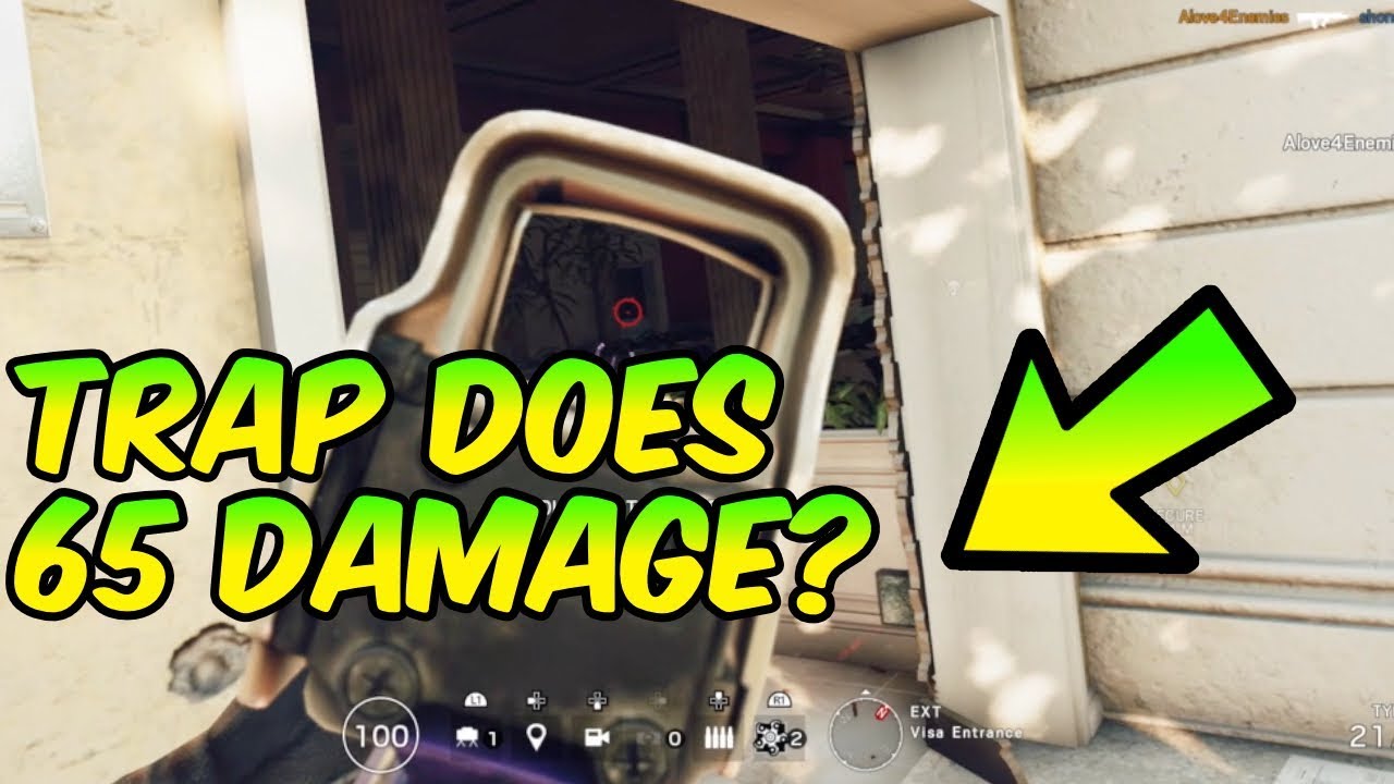 Kapkan Trap Does 65 Damage? - Rainbow Six Siege - YouTube