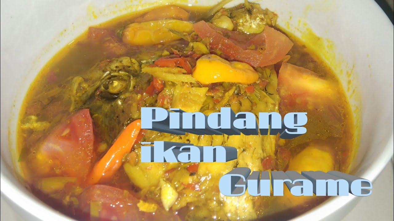 Resep cara praktis membuat pindang ikan gurame - YouTube