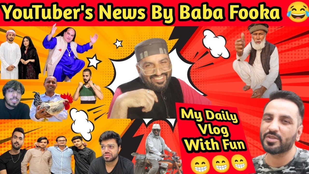 My Favorite YouTuber's Funny News | try not to laugh | Baba Fooka ...