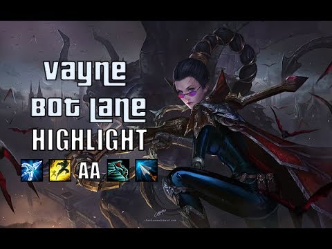 ADC 201X - Vayne Bot Lane Highlight - YouTube