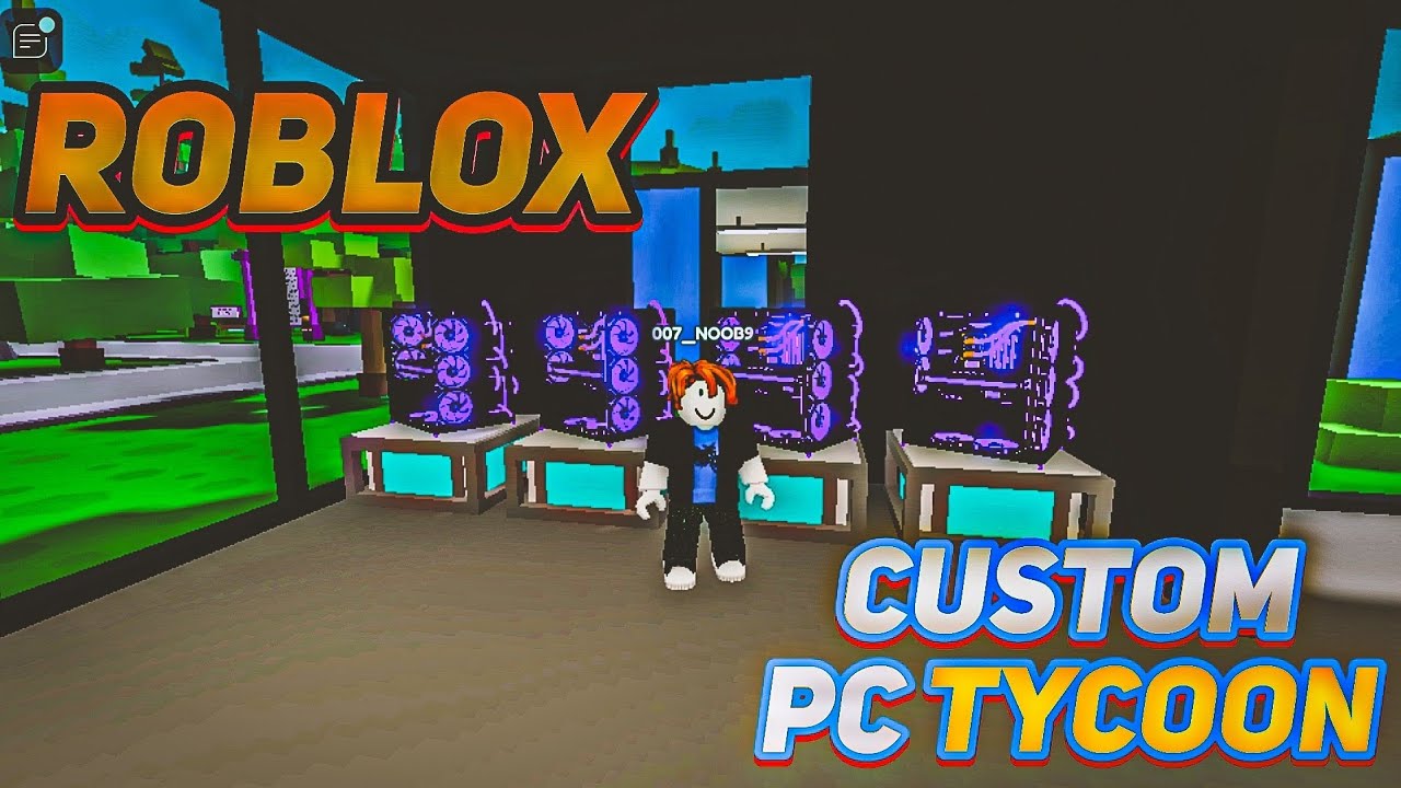 I OPENED MY NEW CUSTOM GAMING PC SHOP IN ROBLOX - YouTube