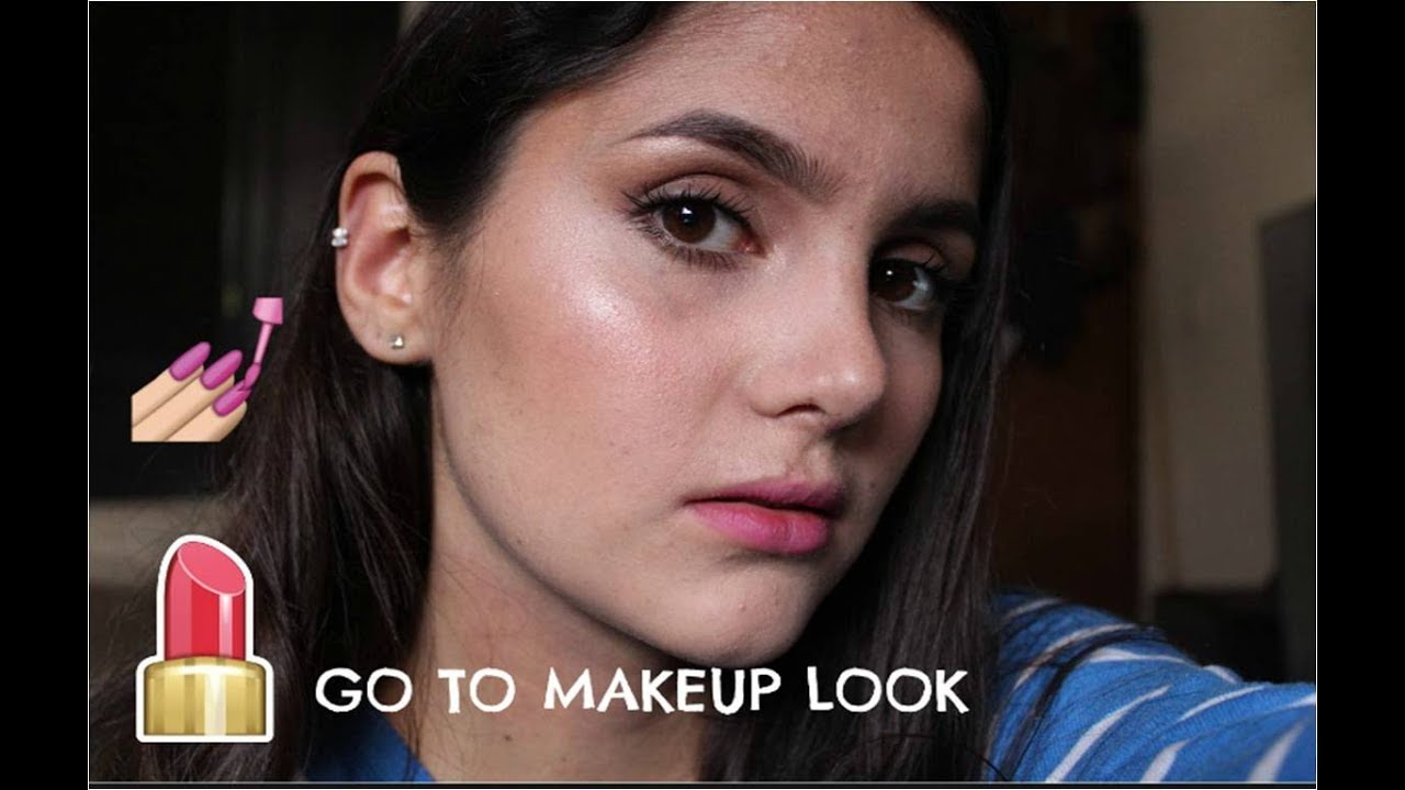 Go-To Make up Look ♥/ Maquillaje para salir - Frida Vázquez♡ - YouTube