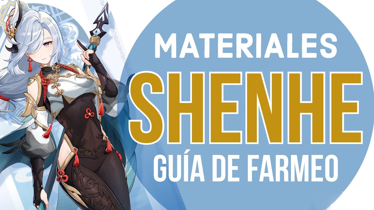 Shenhe Materiales de Ascensión ( GUÍA DE FARMEO) Genshin Impact ...