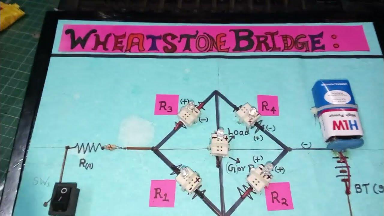 How To Make Whetston Bridge Working Model Class 12 CBSE Physics Investigatory Project - YouTube