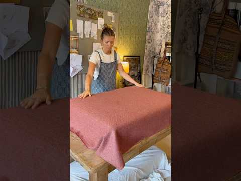 Another day, another bespoke footstool ✨ #upholstery #footstool