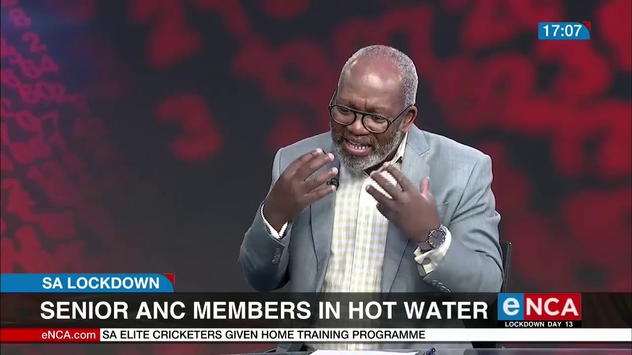 Some senior ANC leaders and cabinet ministers are in hot water - YouTube