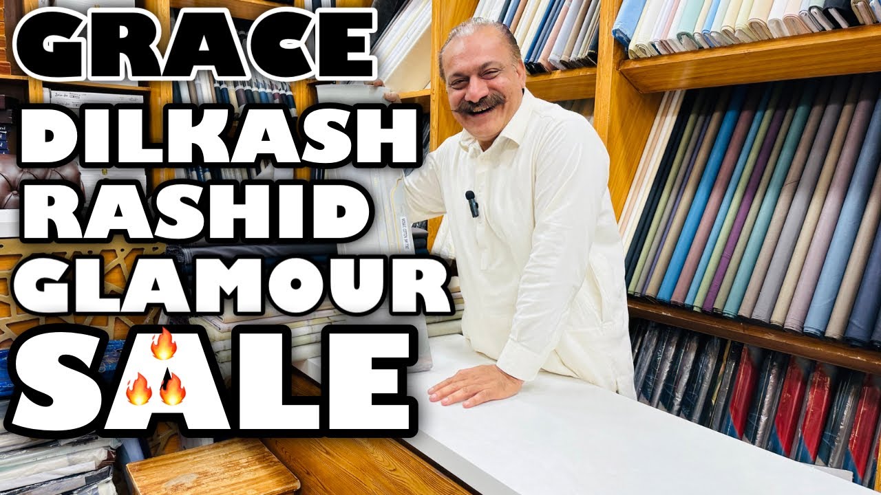 SALE ORIGINAL GRACE DILKASH RASHID GLAMOUR PURE COTTON FINEST MEN'S ...