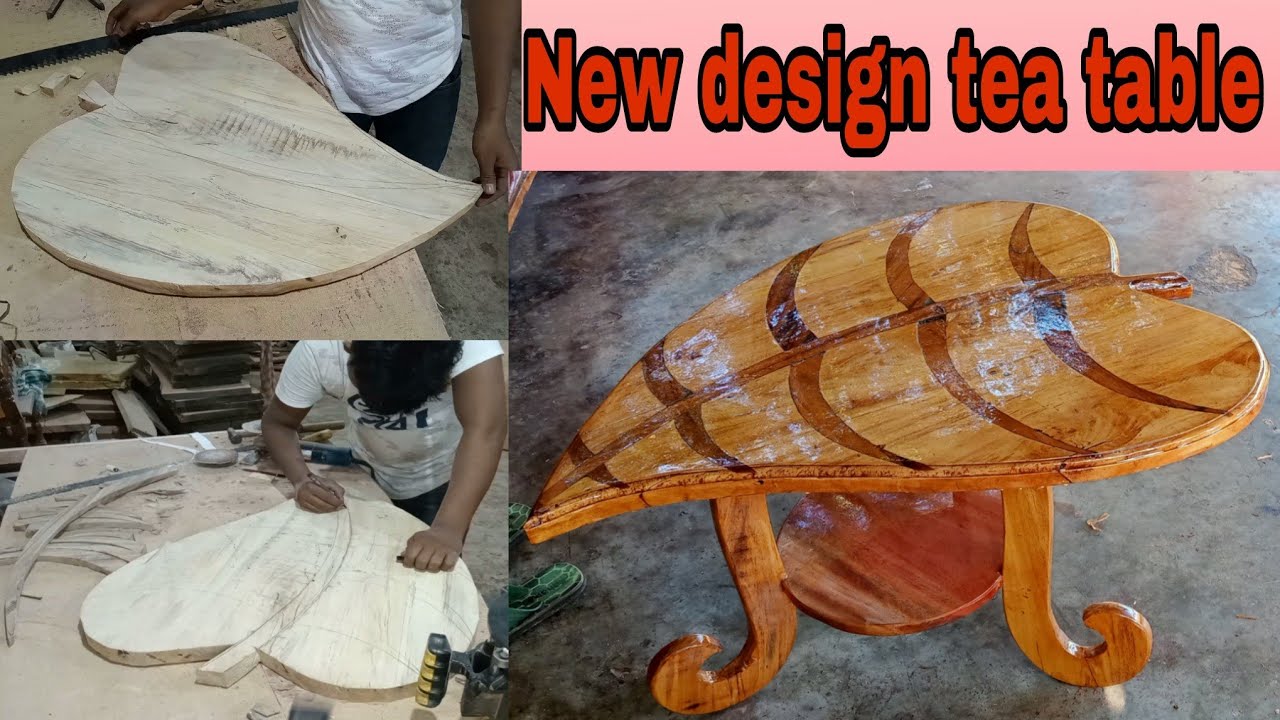 Making Amazing wooden tea table | Tea table | लकड़ी का टी टेबल | Wooden ...