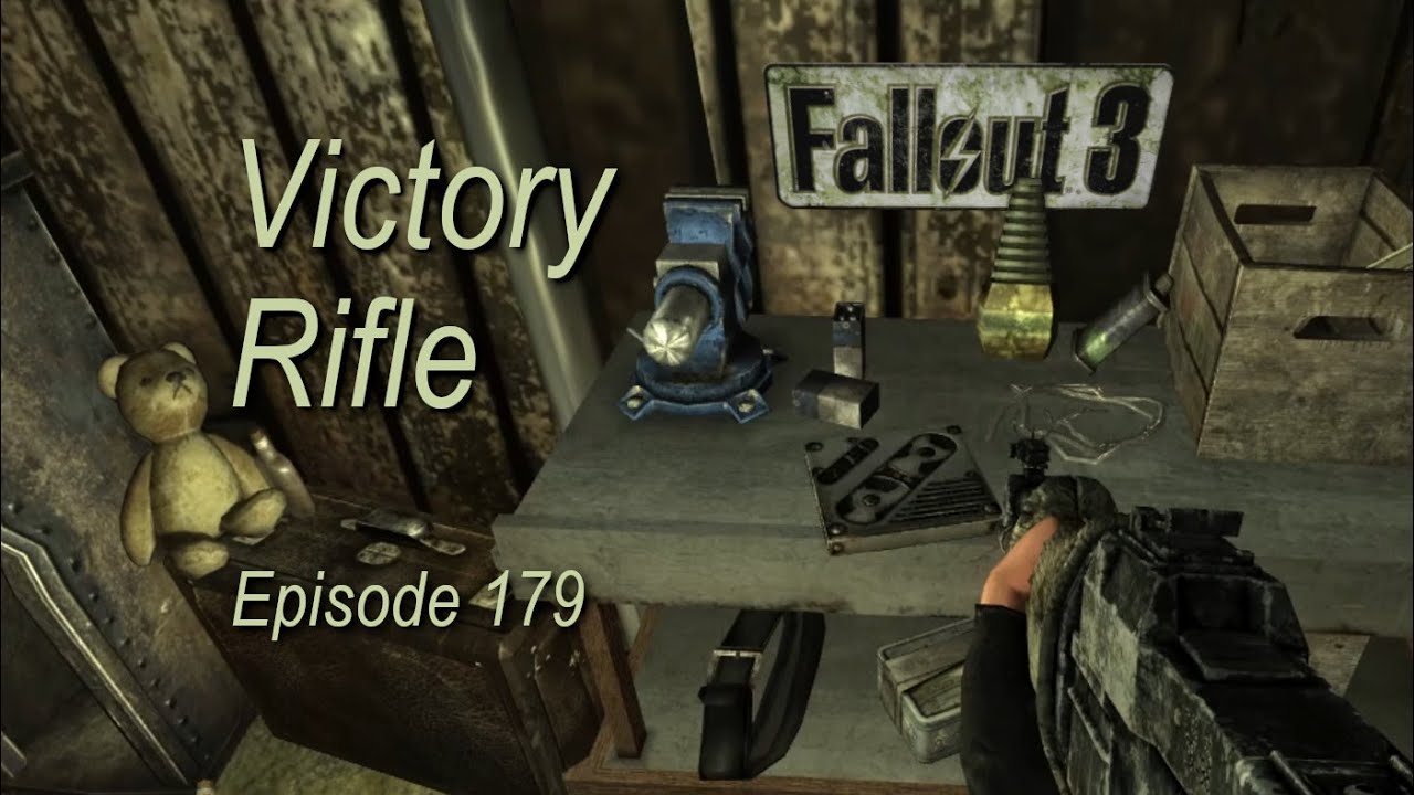 Victory Rifle FALLOUT 3 ep179 (Jalbert Brothers, sniper shack, Keller ...