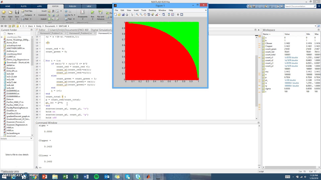 Calculate Pi Monte Carlo Storygulu