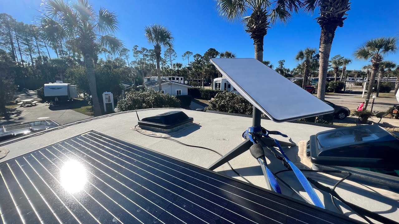 Camping with STARLINK RV in Florida - YouTube