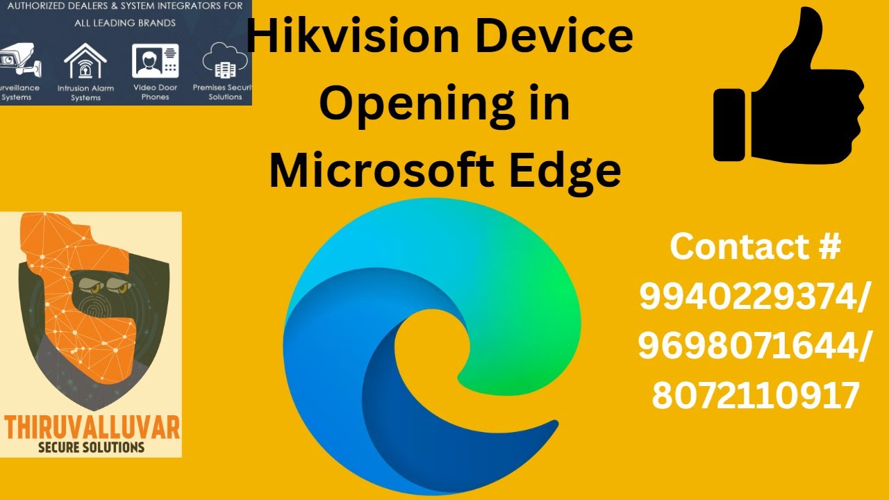 Hikvision Device Opening in Microsoft Edge - YouTube