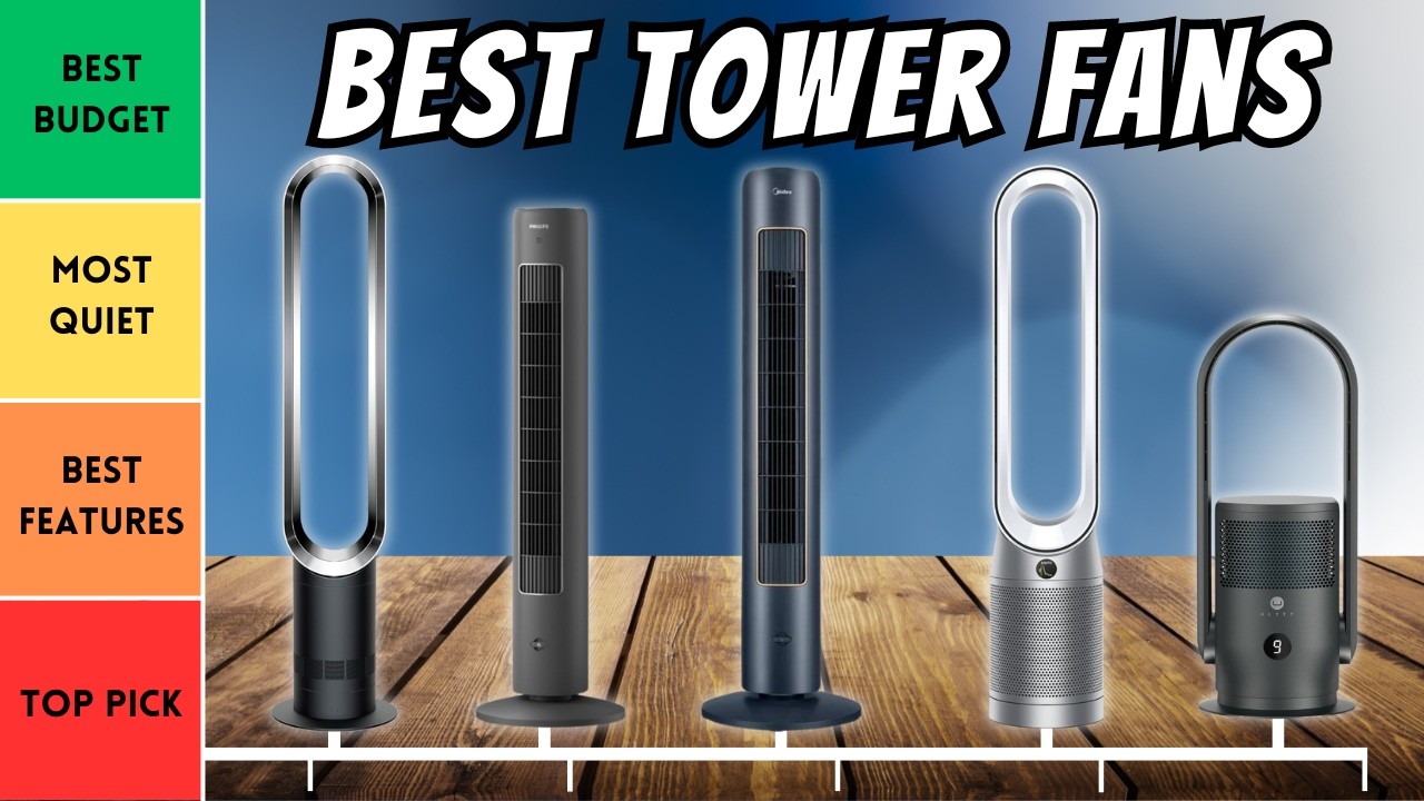 Best Tower Fans 2024 - Watch This Before You Buy One! - YouTube