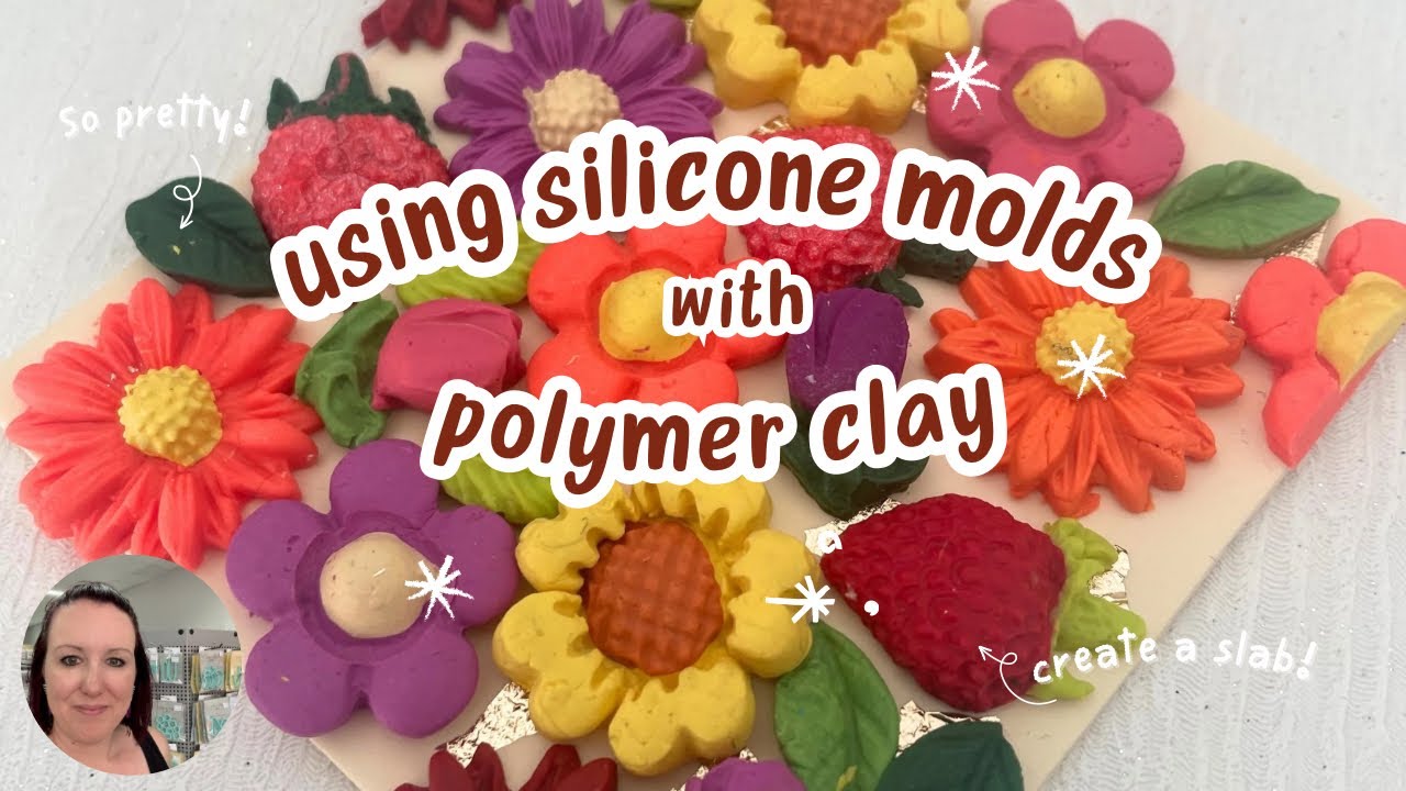 Using Silicone Molds with Polymer Clay - YouTube