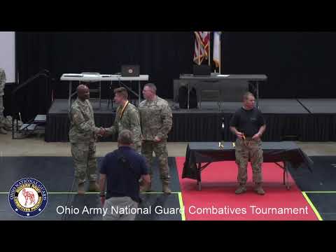 Ohio Army National Guard Combatives Tournament Awards Ceremony - YouTube