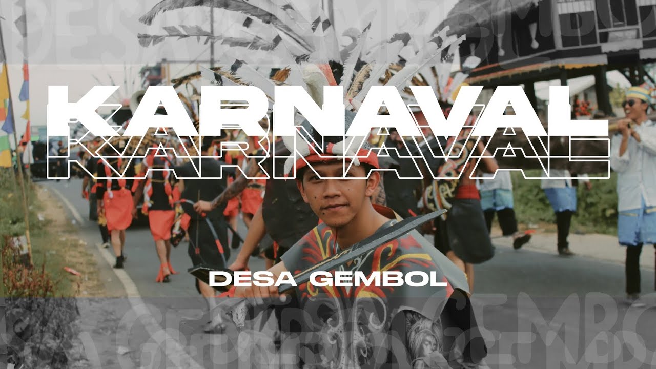 Karnaval Hari Kemerdekaan Indonesia Ke-78 Desa Gembol, Dengan Tema Suku ...