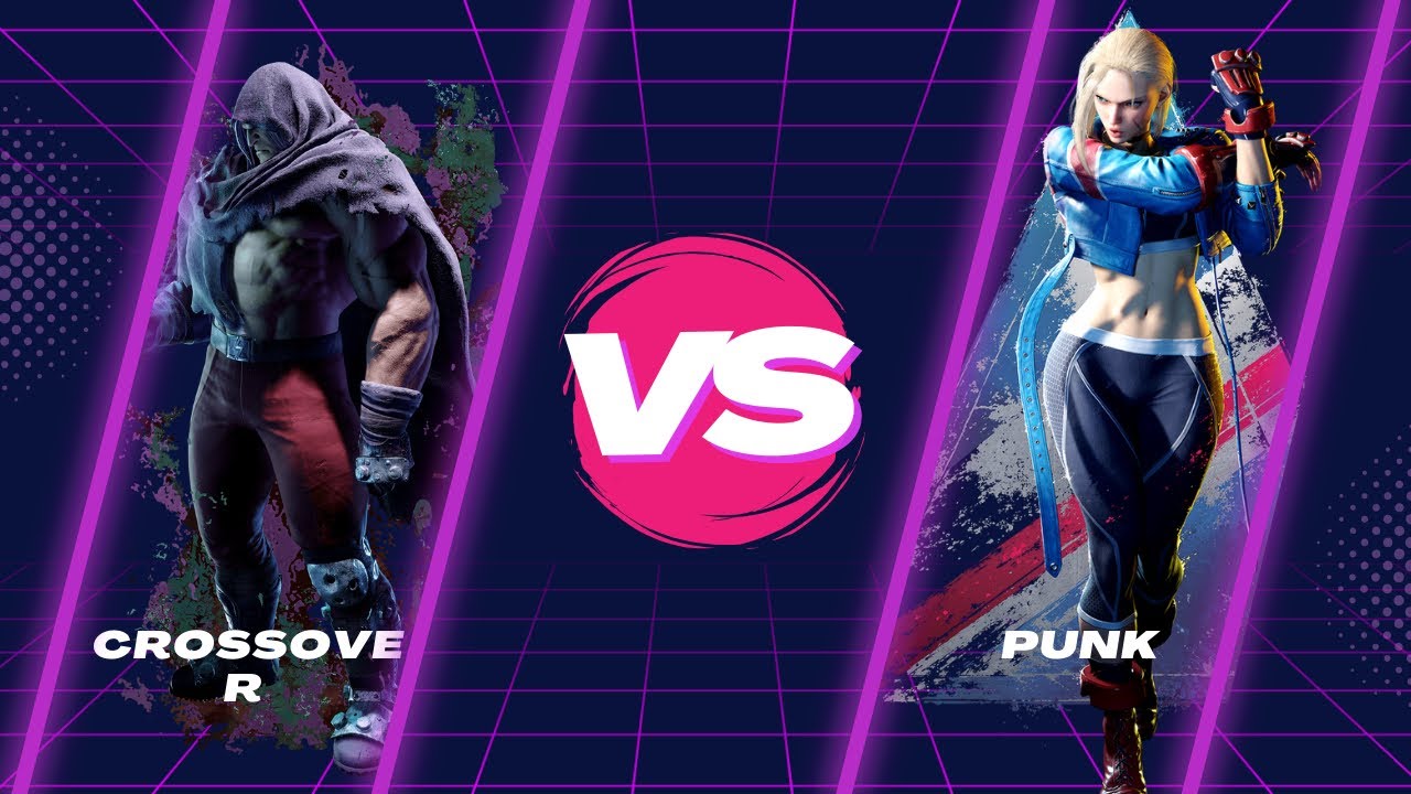 SF6 Punk (Cammy) 🆚 CrossoverRD (Bison) Can Opener Tournament - YouTube