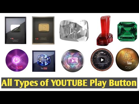 All Types of YOUTUBE Play Button!! Youtube play button list// - YouTube