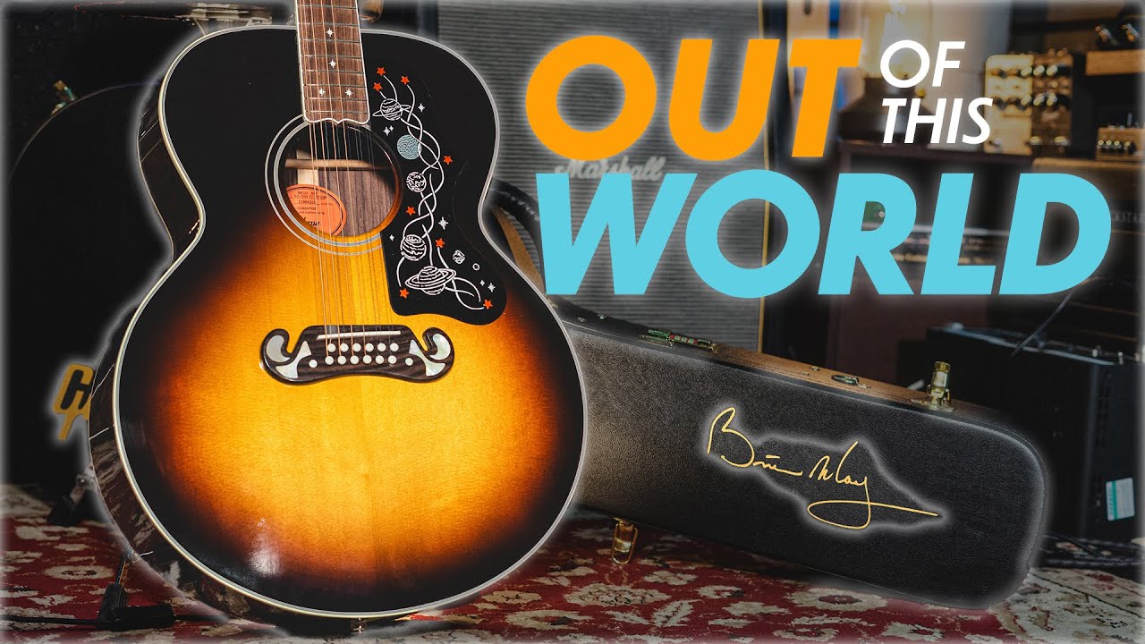 Gibson Brian May SJ-200 12 String Guitar | It Sounds MASSIVE - YouTube