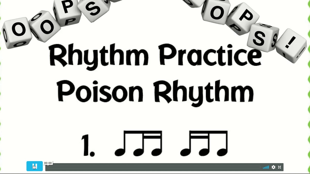 5th gr poison rhythm 1 directions - YouTube