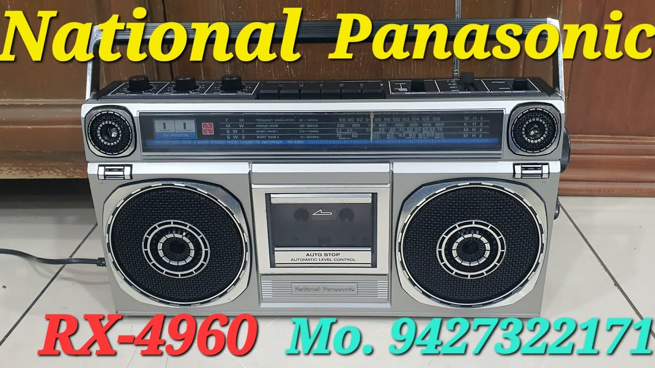 NATIONAL PANASONIC NEW CONDITION RX-4960 FM,MW,SW, ALL COMPLETE WORKING ...