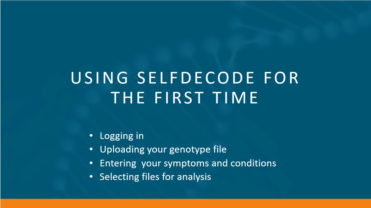 Using SelfDecode for the First Time - YouTube