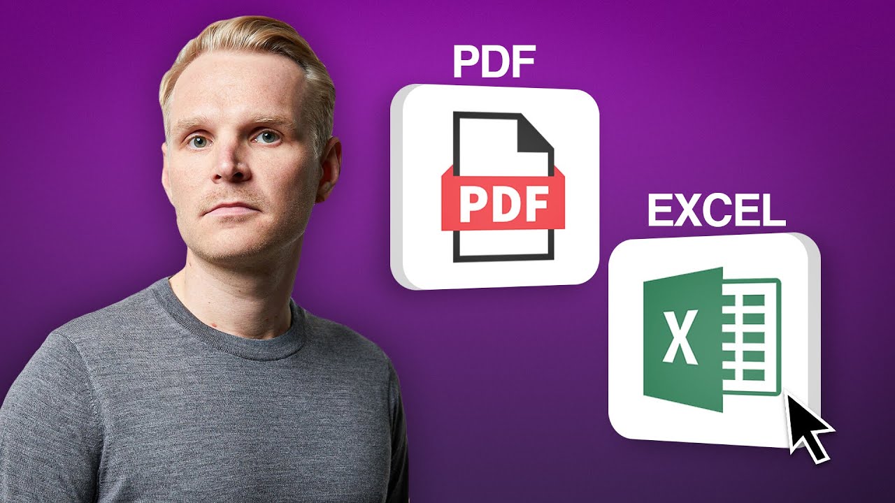 How I Convert 40 PDF Files Into Excel Sheets with SparkReceipt - YouTube