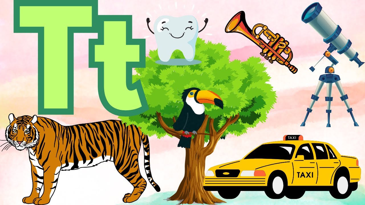 Learning The Alphabet - Letter Tt - YouTube