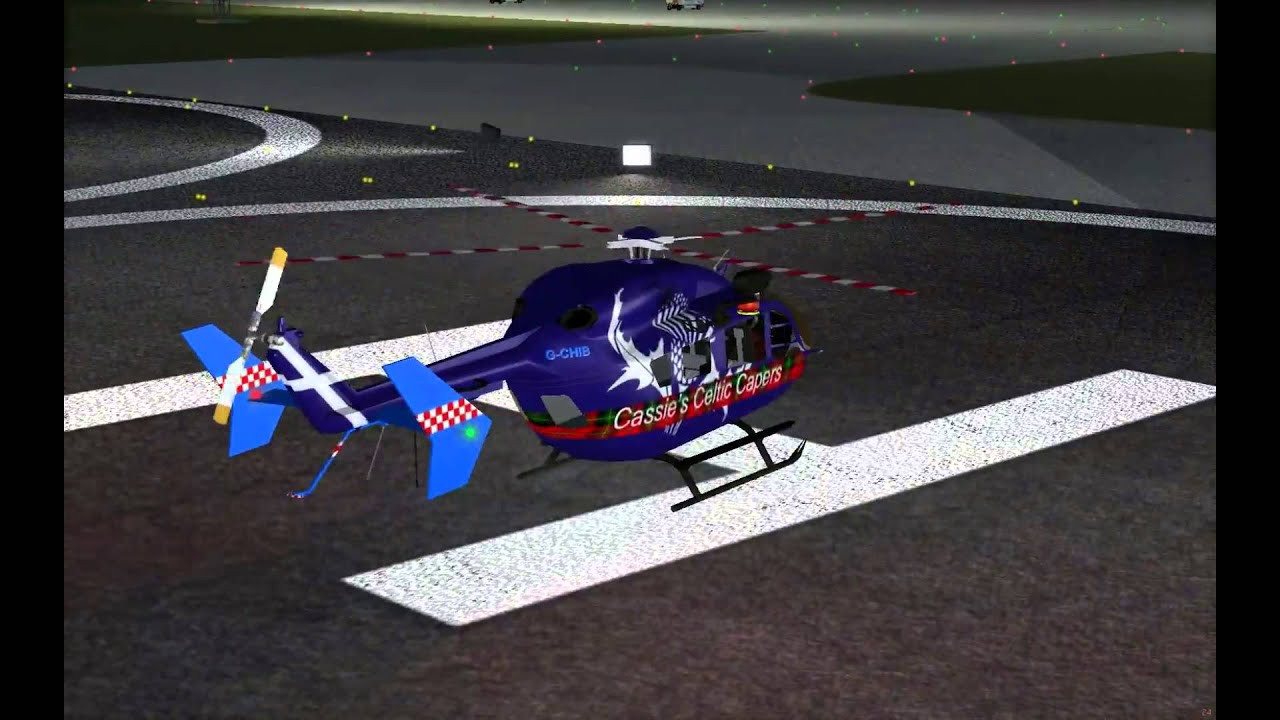 Eurocopter EC 145 preview [FlightGear] - YouTube