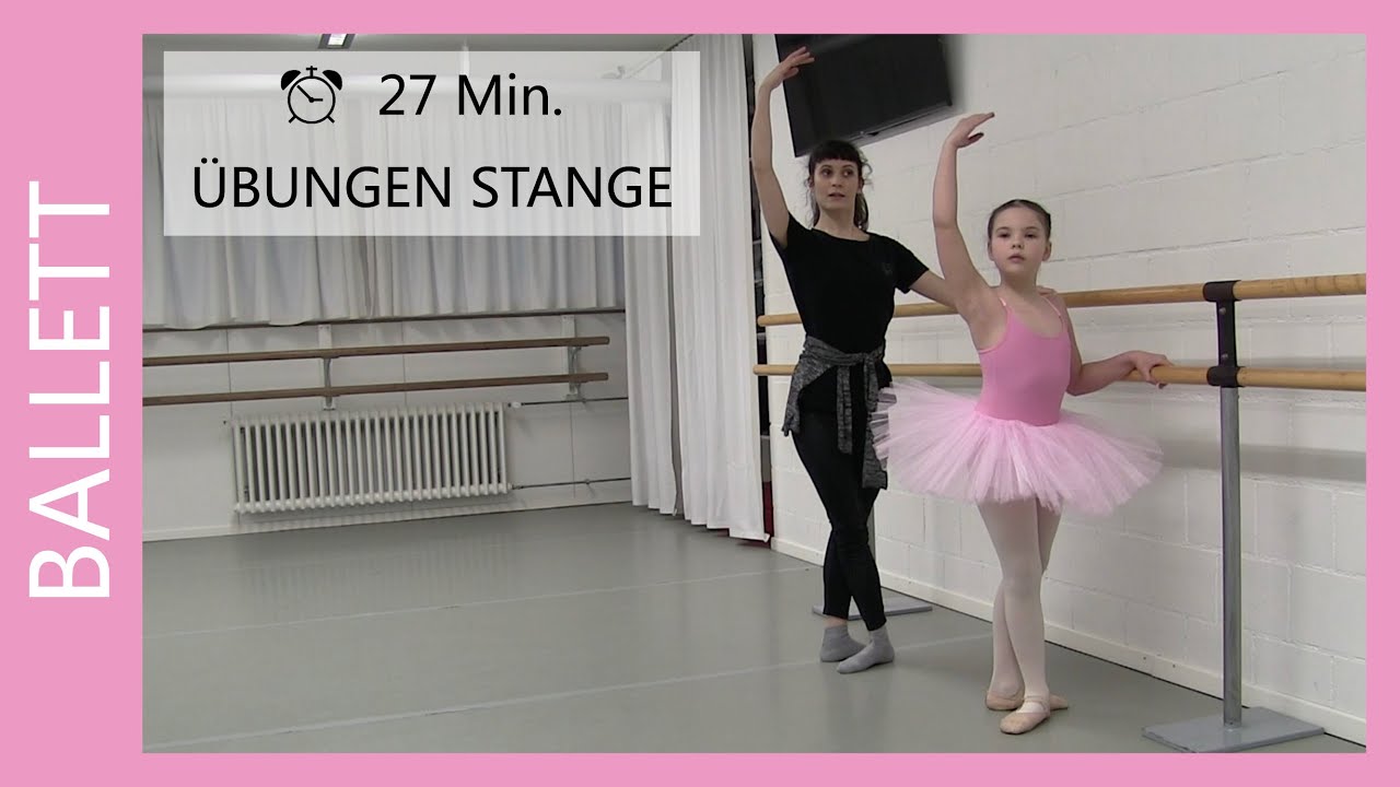 BALLETT ÜBUNGEN AN DER STANGE - Ballet Barre Workout - YouTube