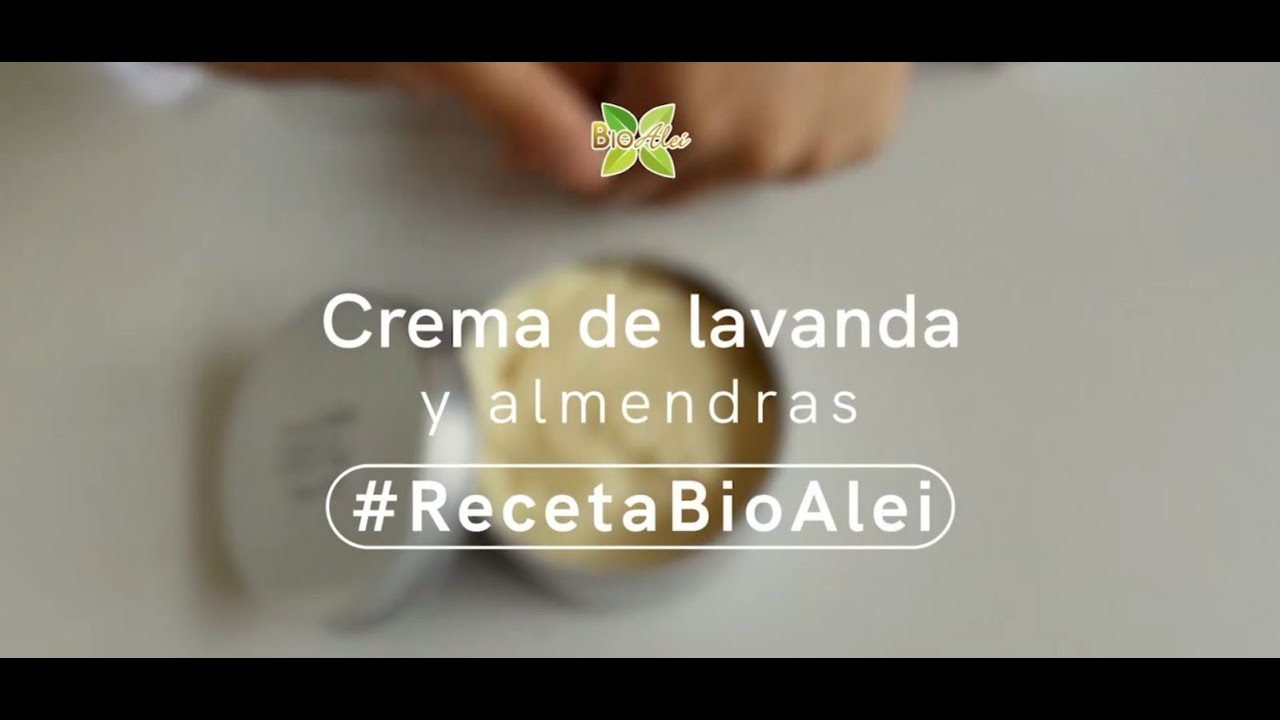 Crema de lavanda & almendras - YouTube
