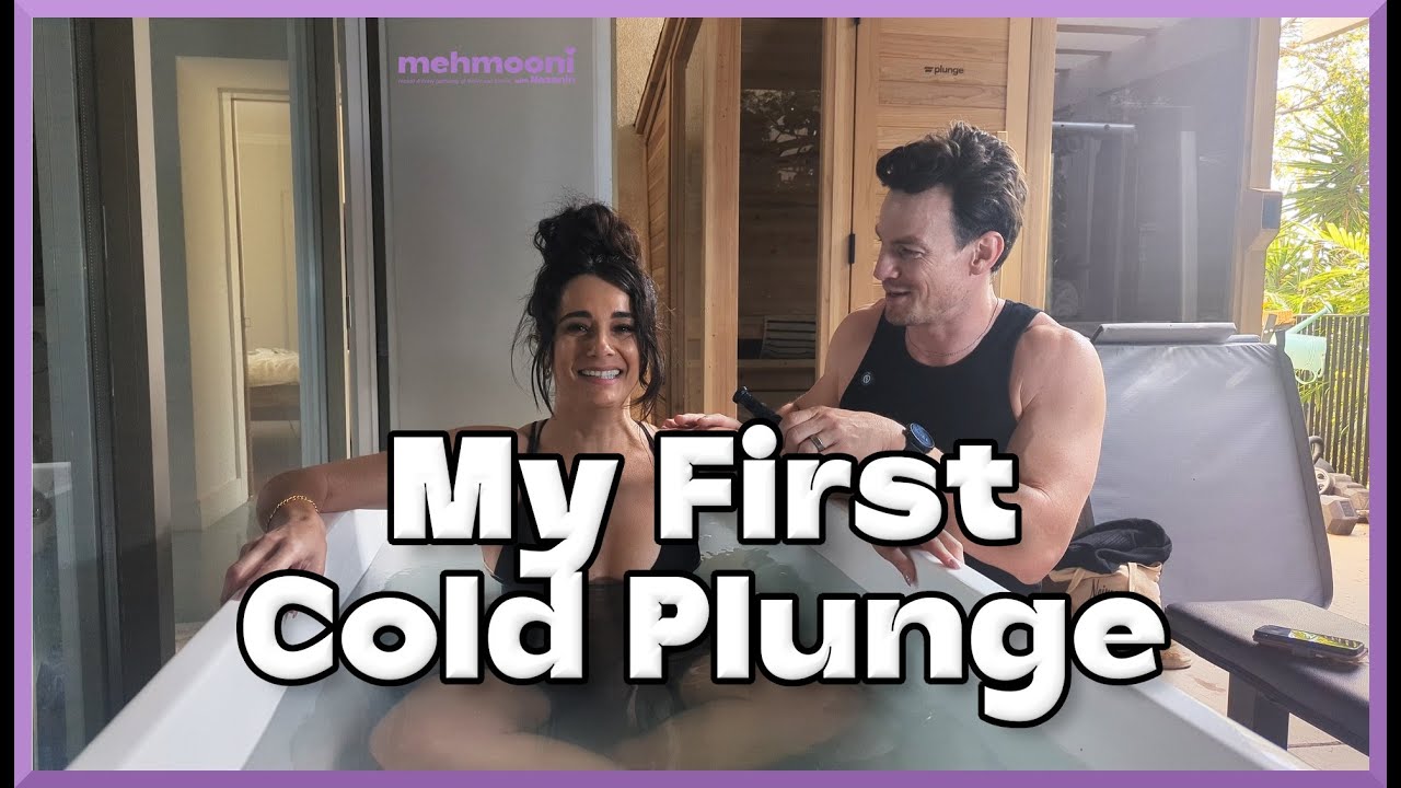 The Shock Of My First Cold Plunge! - YouTube