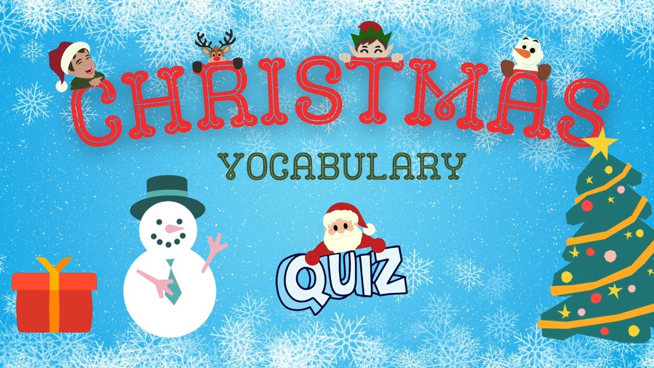 Christmas Vocabulary Quiz for Kids | Fun ESL Game for Beginners! - YouTube