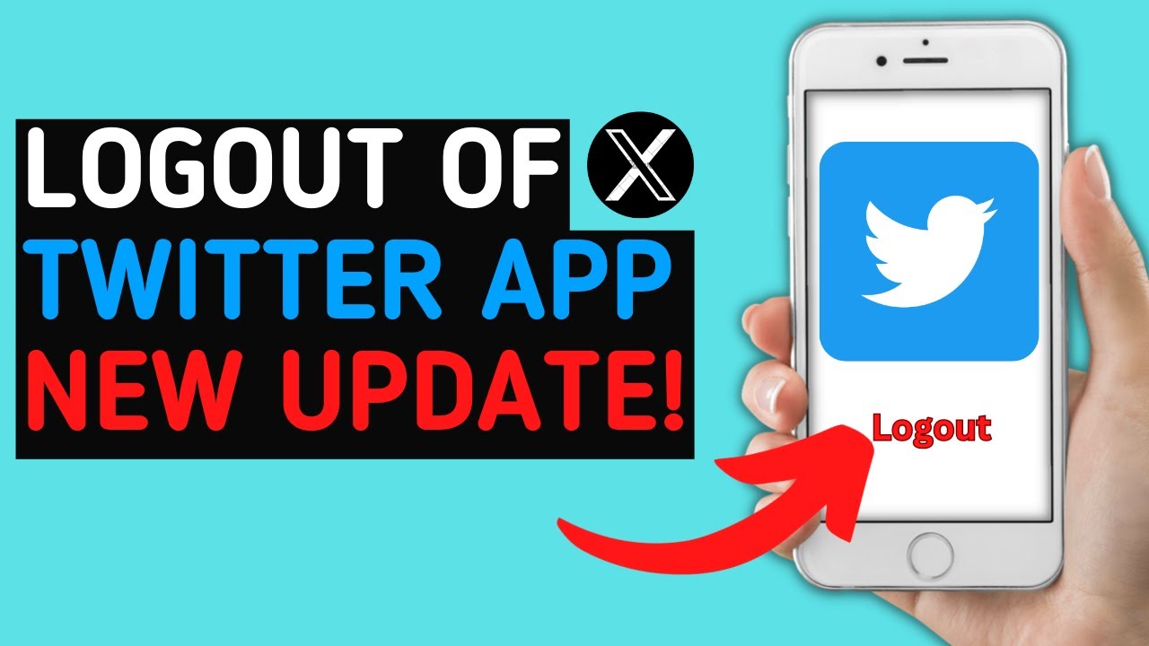 How to Logout of Twitter App (X) NEW UPDATE | Latest Tutorial - YouTube