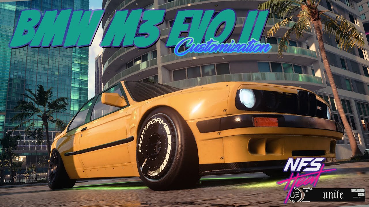 BMW M3 E30 EVOLUTION ll BUILD & GAMEPLAY | NFS HEAT UNITE - YouTube