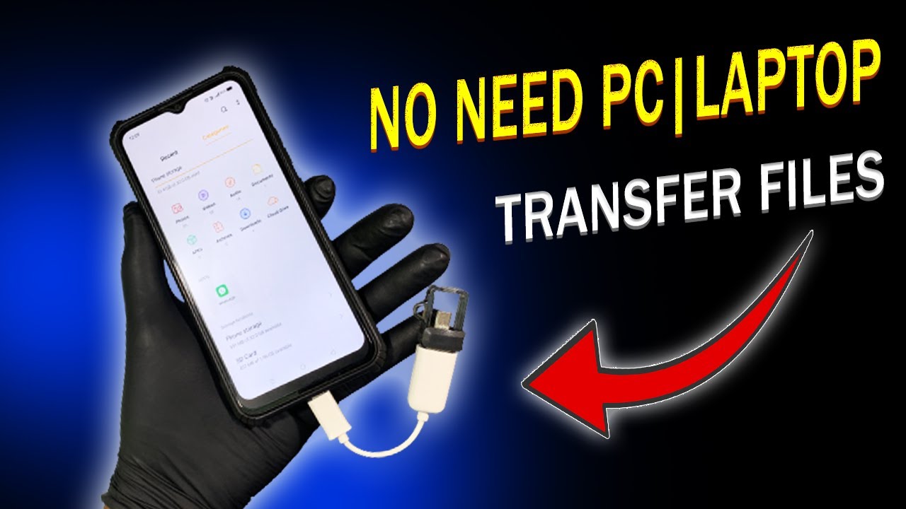 How to Transfer Files using Micro USB OTG? |Mobile to Flash drive ...