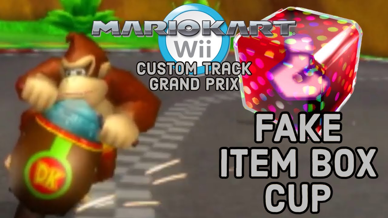 Mario Kart Wii Custom Track Grand Prix Part 6 | Fake Item Box Cup - YouTube
