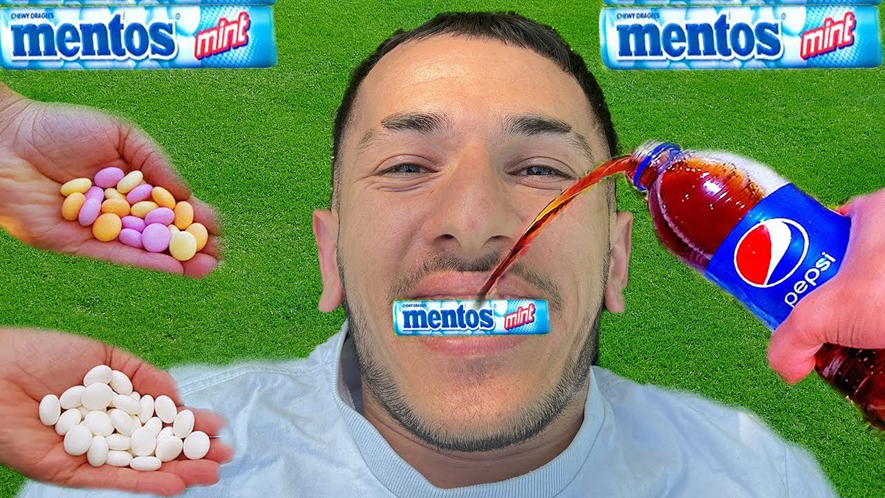FANTA VS MENTOS TREND EXPERIMENT!! Pepsi, Different Fanta, Sprite ...