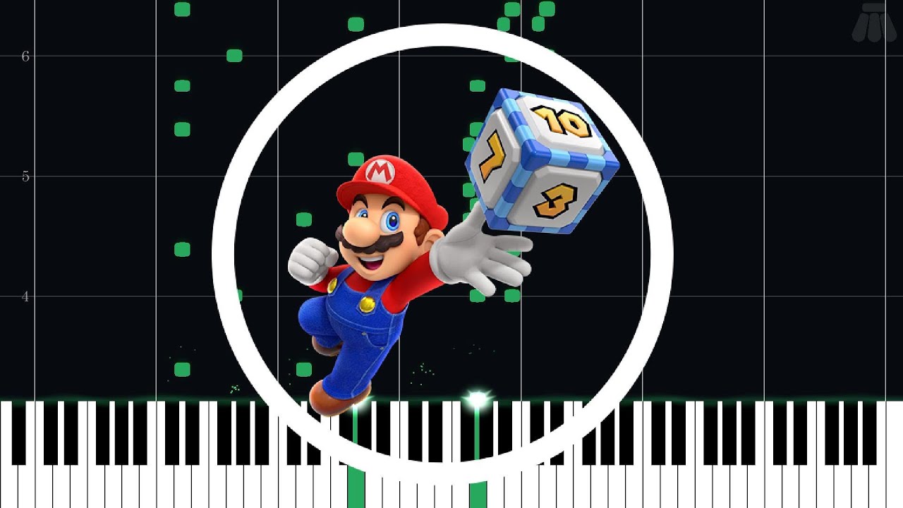 Keepin' on the Path - Mario Party 2 - Intermediate Piano Tutorial - YouTube