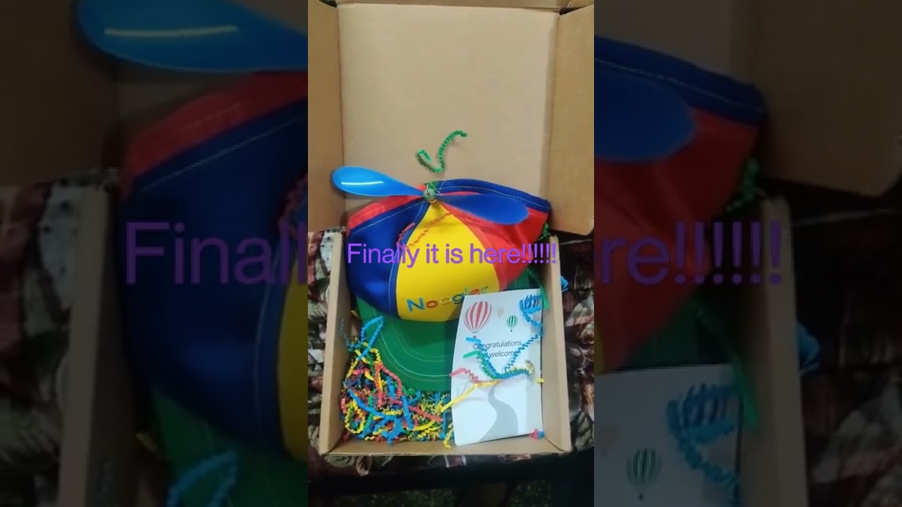 Noogler hat is finally here!!!!! - YouTube