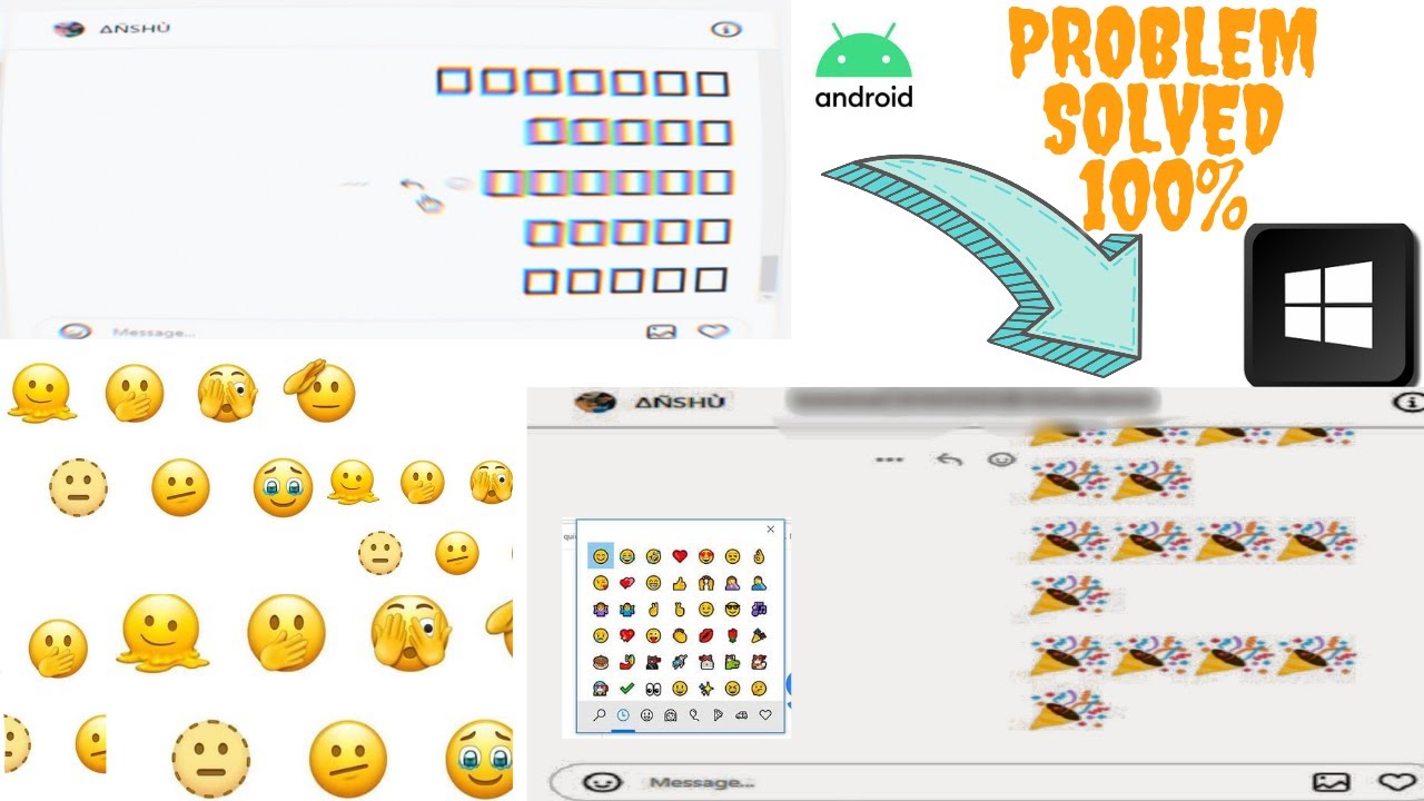 How to Fix Emoji error in PC & ANDROID with easy way🤚 - YouTube